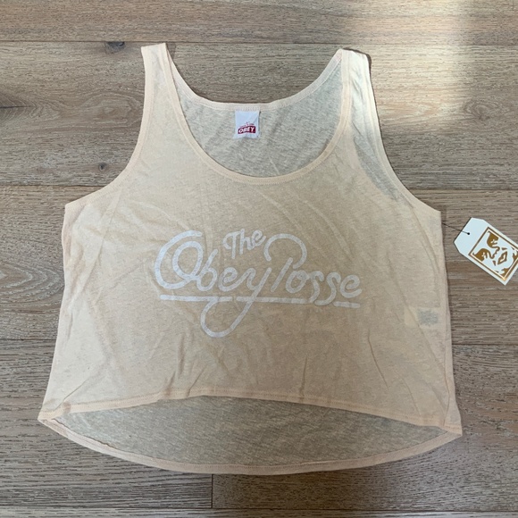 Obey | Tops | Ws Obey Good Vibes Tank | Poshmark